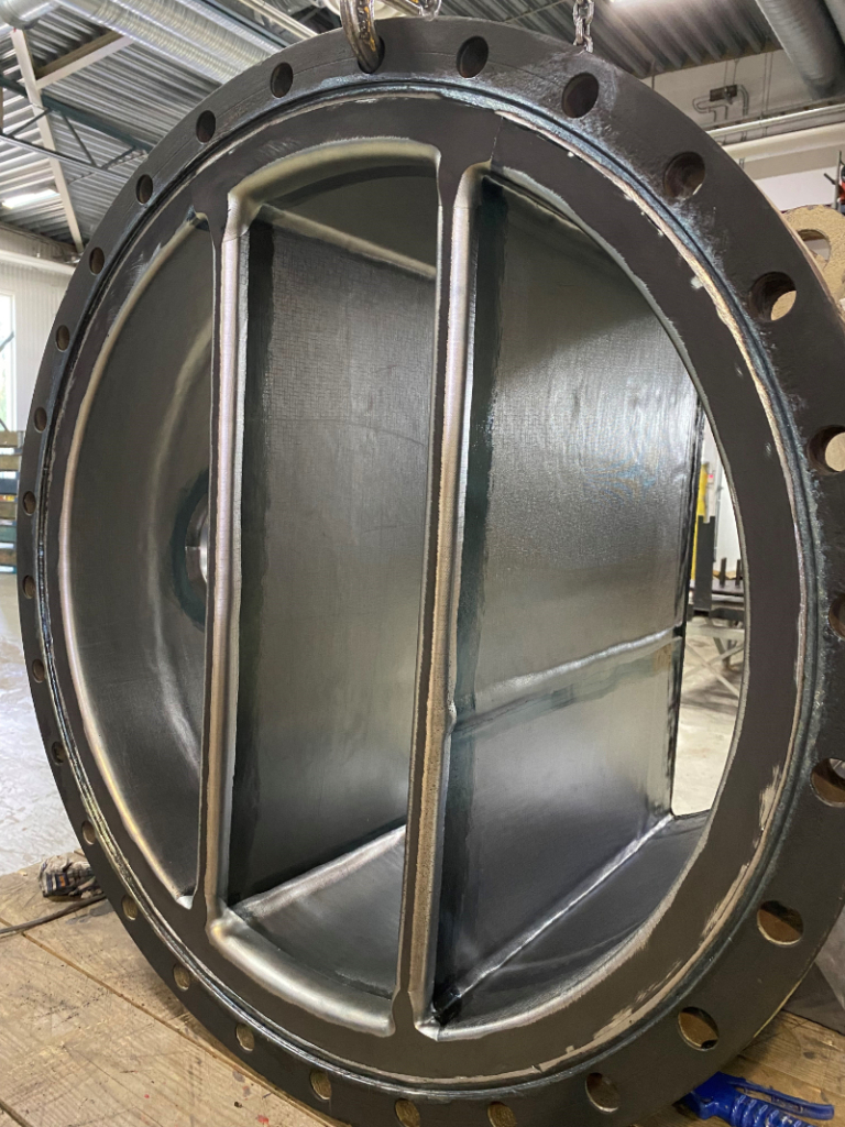 Renovering av vändkammare till värmeväxlare – Ulinco Vulctech